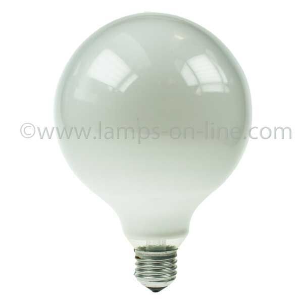 Globe 120mm Round 230V 60W E27 Opal | Golf Balls & Globes Globe 125mm ...